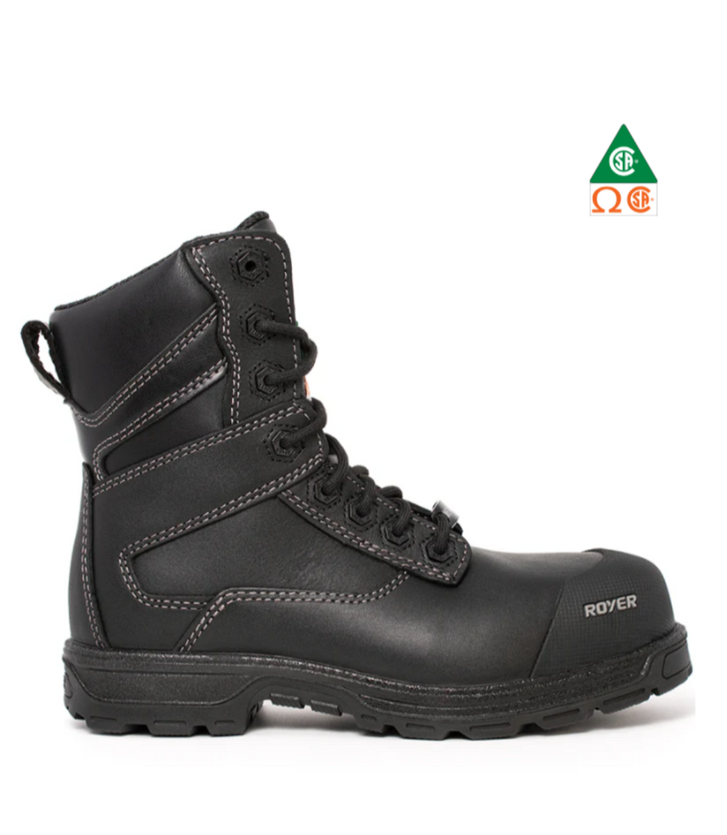 ROYER AGILITY™ 8″ WORK BOOTS WITH PARESHOK™ & R-LITE™ COMPOSITE TOE ...