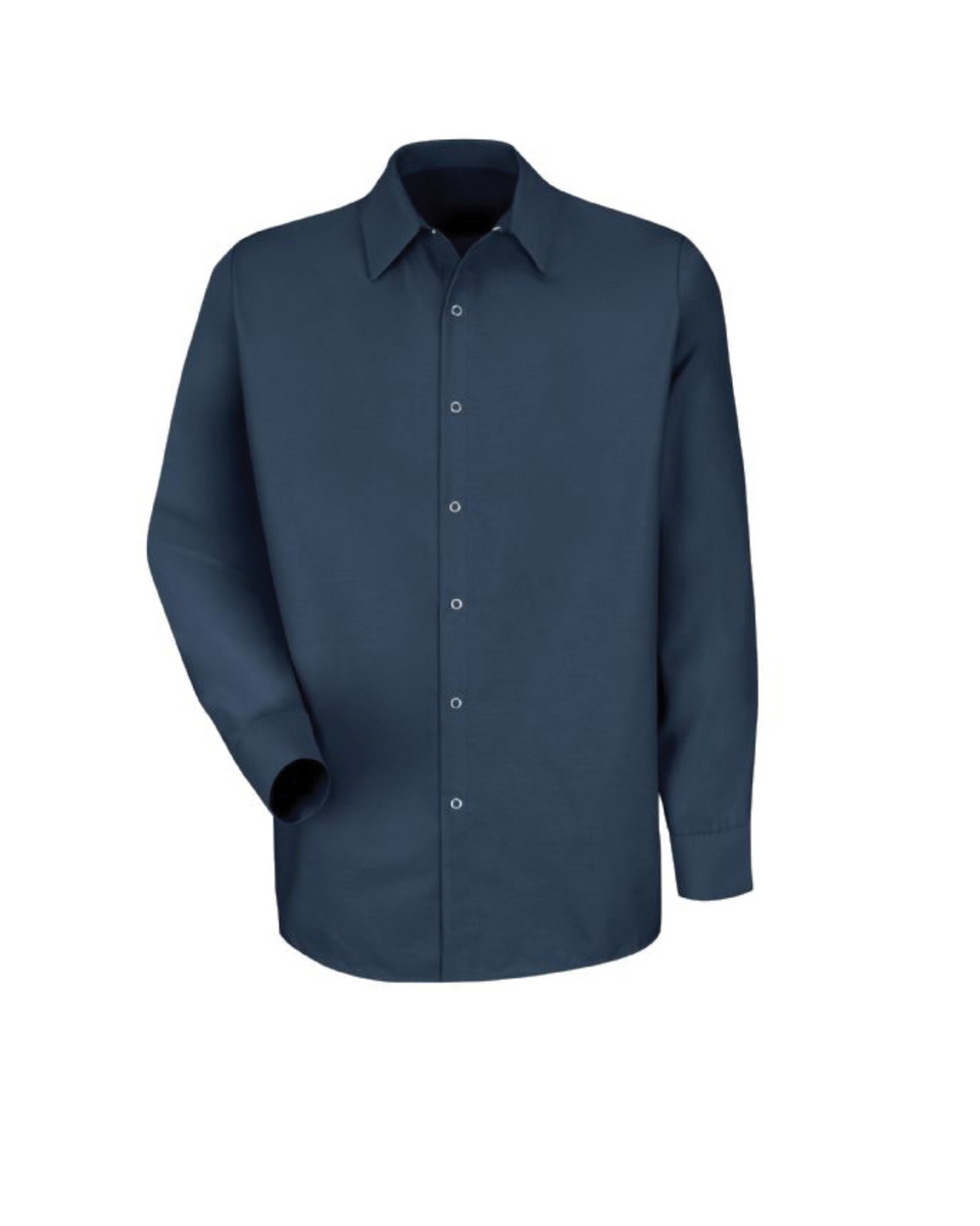 RED KAP® POCKETLESS SHIRT NAVY | SP16NV - RK091N017 – Collins Safety